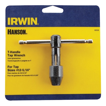 Irwin Irwin Hanson High Carbon Steel T-Handle Tap Wrench 12-5/16 in. 1 pc 12115 | Zoro